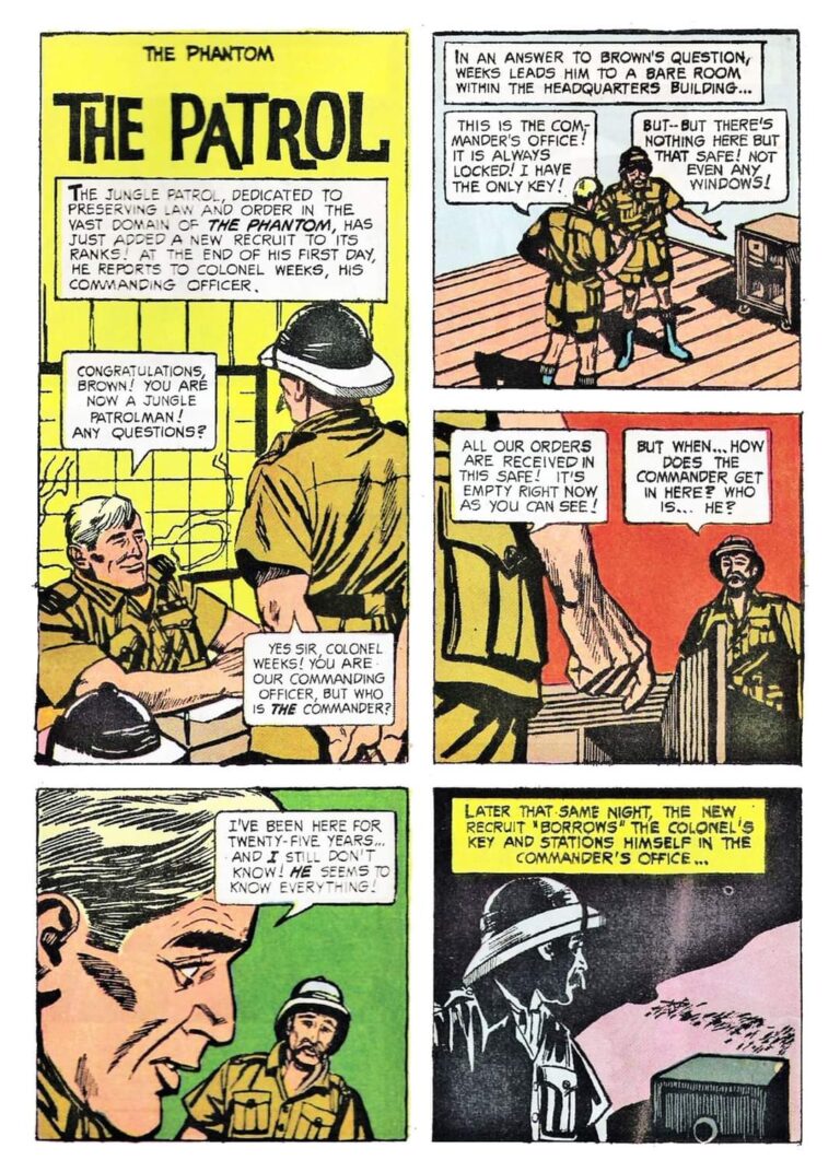 The Phantom: The Elusive Commander in The Patrol - Indrajal Comics ...