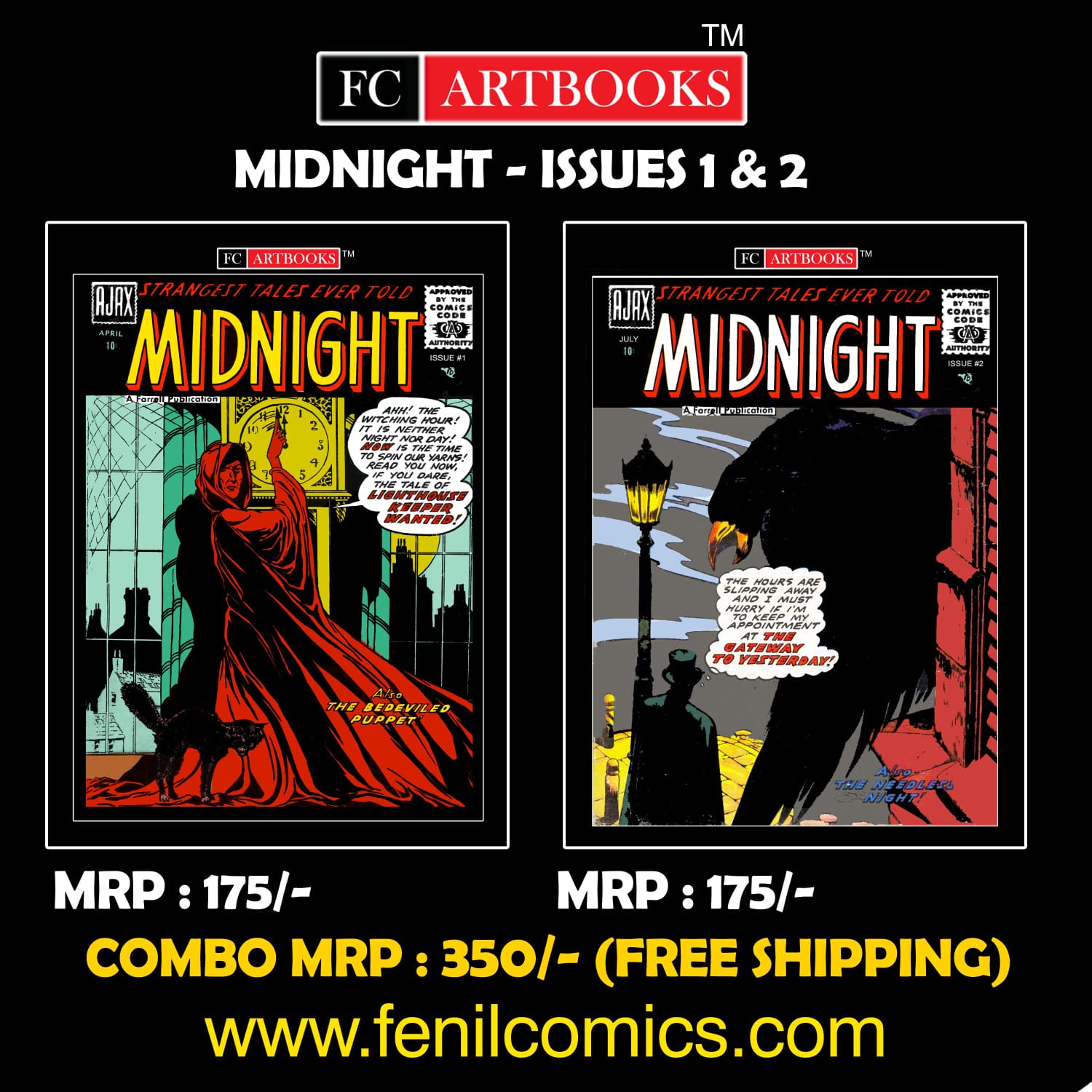 Midnight Horror: FC Artbooks Brings Classic Tales Back to Life - Comics ...